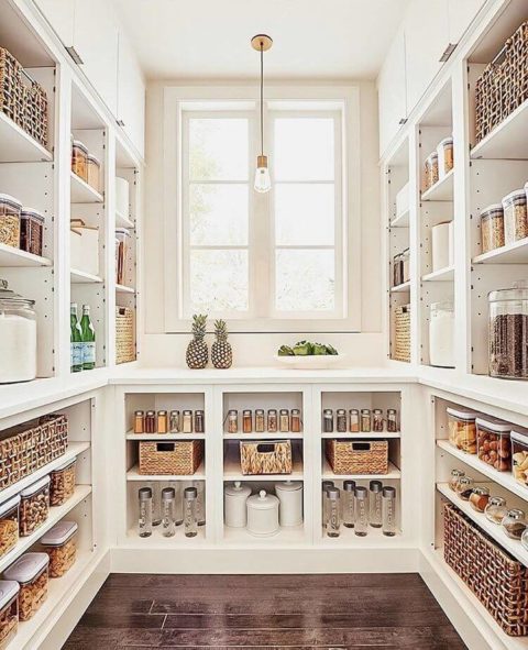 20 Ideas of Unique Pantries for a Beautiful Texture in the Kitchen ...